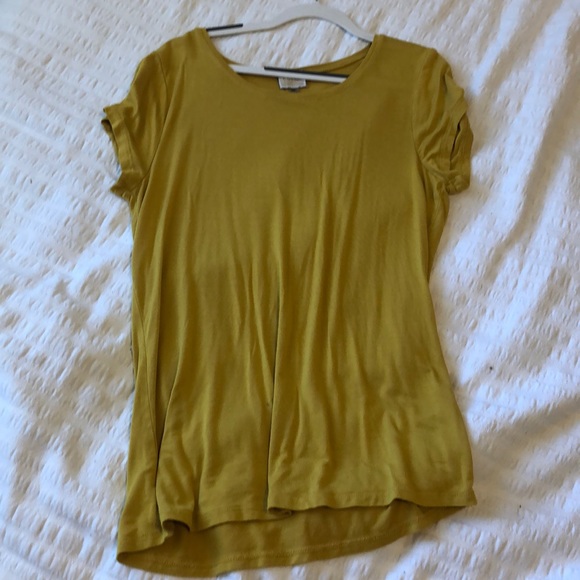 Tops | Yellow Tee Shirt | Poshmark
